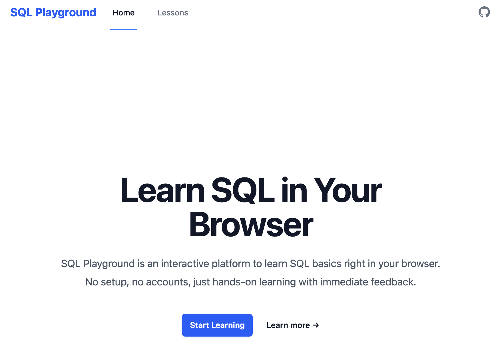 SQL Playground - Learn SQL in Your Browser